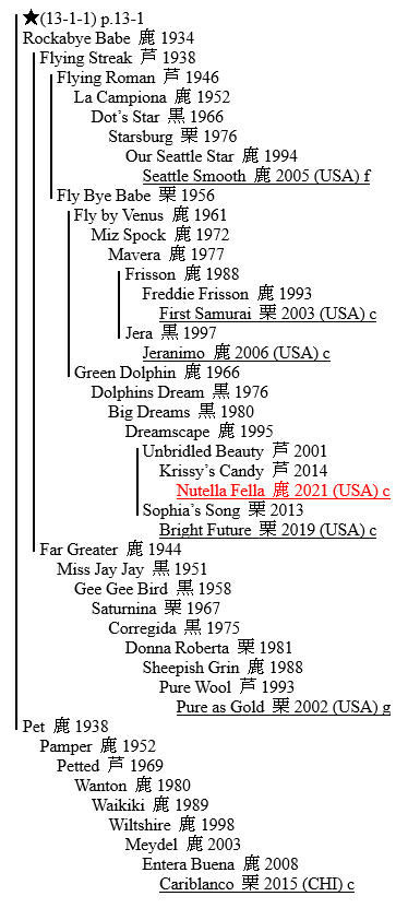 LINEAGE OF THOROUGHBRED